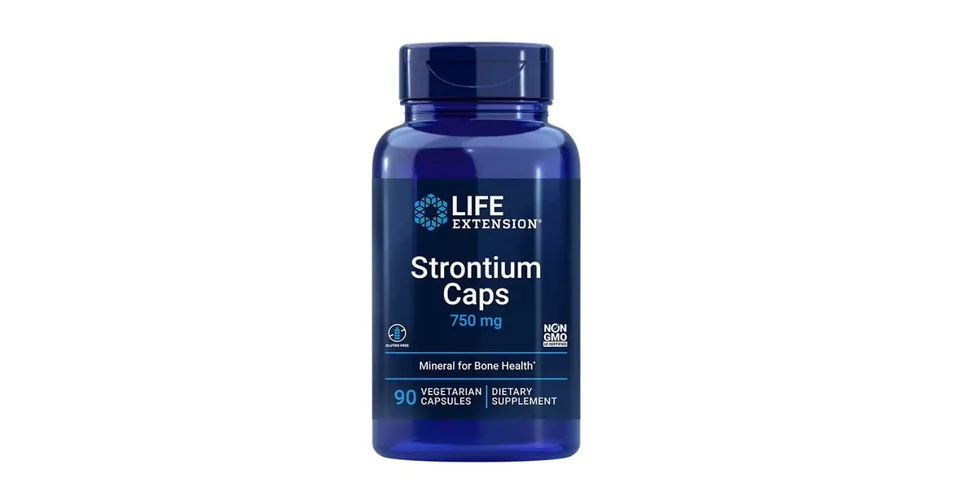 Strontium 750 mg ( 90 veg kapszula) - Stroncium - Egészség támogatása ...